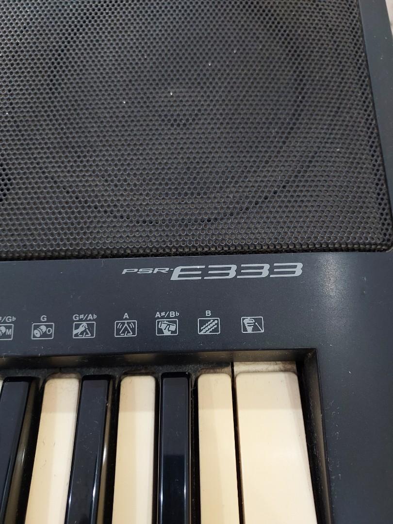 Yamaha keyboard PSR E333, Hobbies & Toys, Music & Media, Musical ...