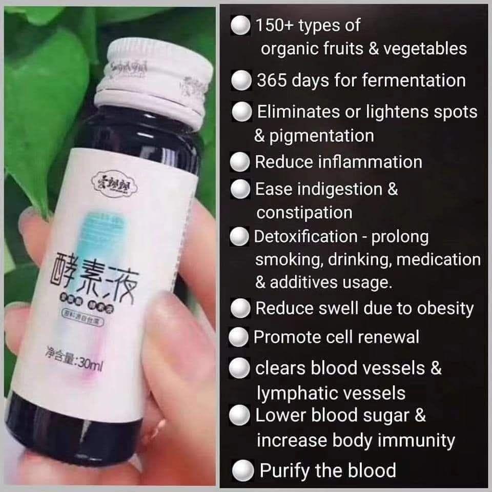 Yangsen Liquid enzyme, Health & Nutrition, Health Supplements, Vitamins ...