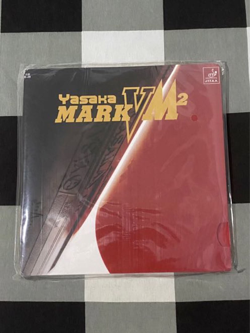 Yasaka Mark V M2 Red Table Tennis Rubber Brand New, Sports Equipment ...
