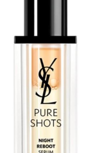 YSL PURE SHOTS NIGHT REBOOT SERUM 30ml, Beauty & Personal Care, Face, Face Care on Carousell