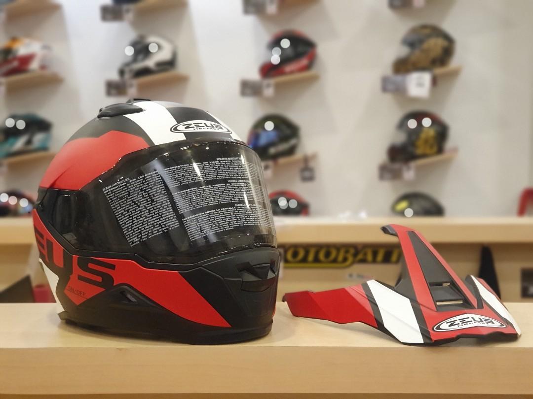 ZEUS Helmet, Auto Accessories on Carousell