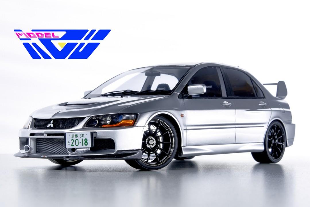 1:18 1/18 AGU Mitsubishi Lancer Evolution 9 Evo 9 Evo IX CT9A Silver ...