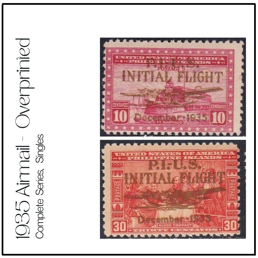 1935 Philippine Stamp Airmail - "China Clipper" Trans-Pacific Airmail ...