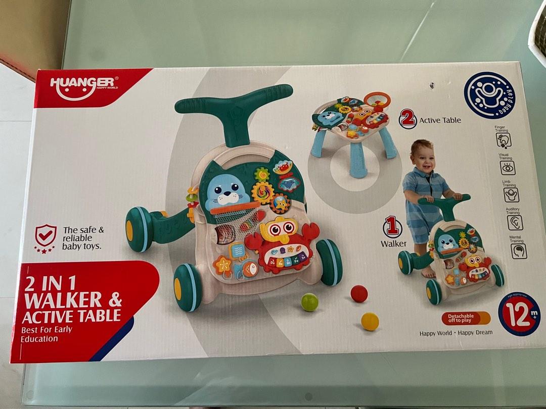 2 in 1 walker and active table, Babies & Kids, Infant Playtime on Carousell