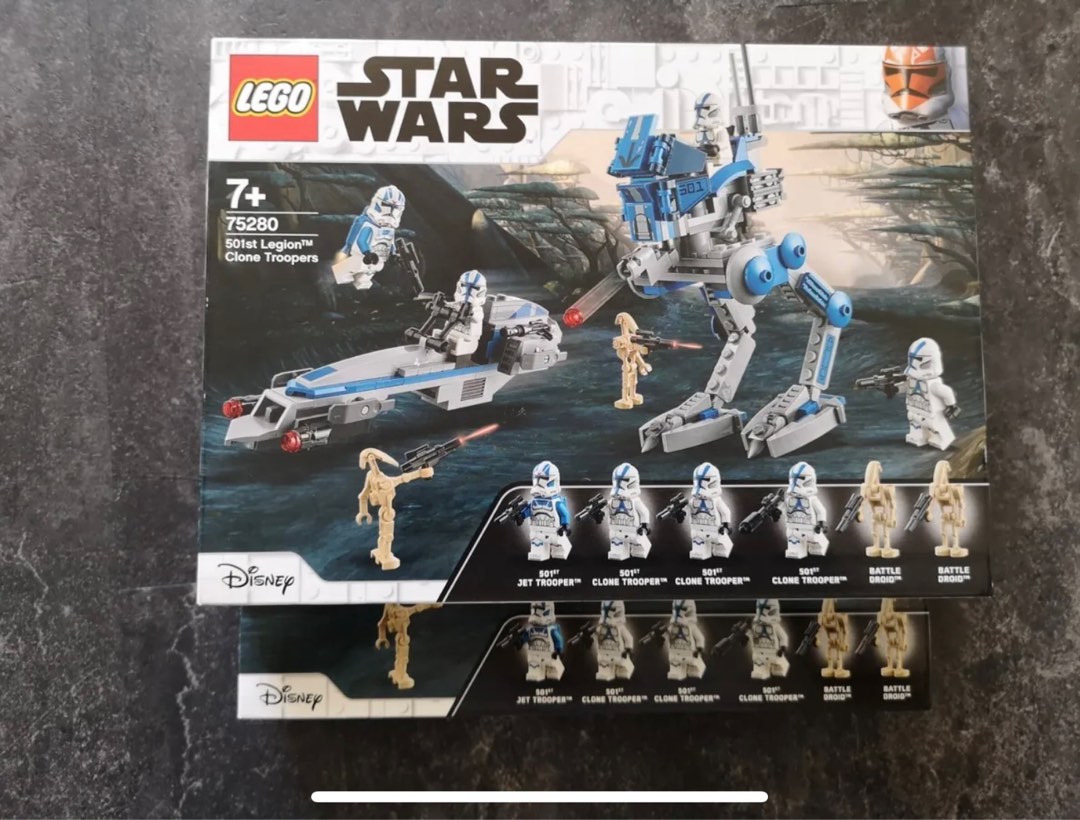 [5 new available] Lego 75280 Star Wars Clone Troopers TM 501st Legion ...