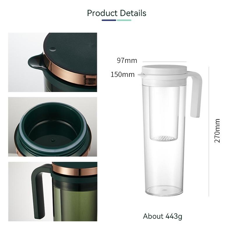 Premium Water Pitcher with Filter No Dripping or Leakage Fruit Tea Cold ...