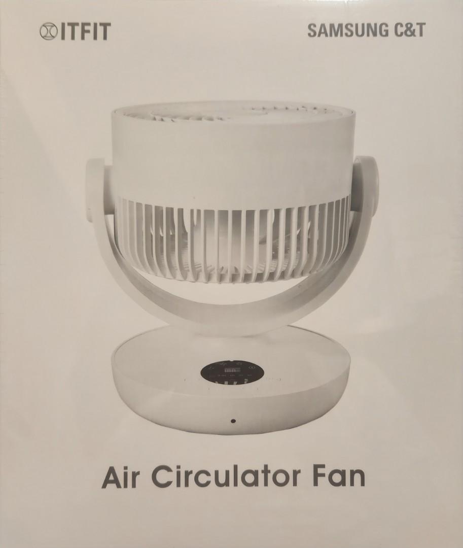 (全新未開封 . 激抵) Samsung ITFIT Air Circulator Fan, 家庭電器, 空氣清新機及抽濕機 on Carousell