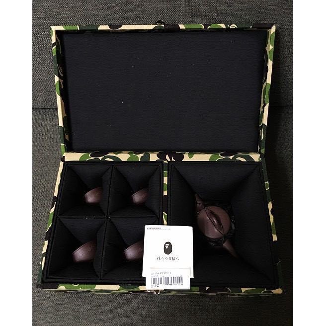 全新 公司貨 A Bathing Ape Bape Tea Pot Set 華人限定 茶具組 紫砂茶壺 茶壺, 其他, 其他 - Carousell