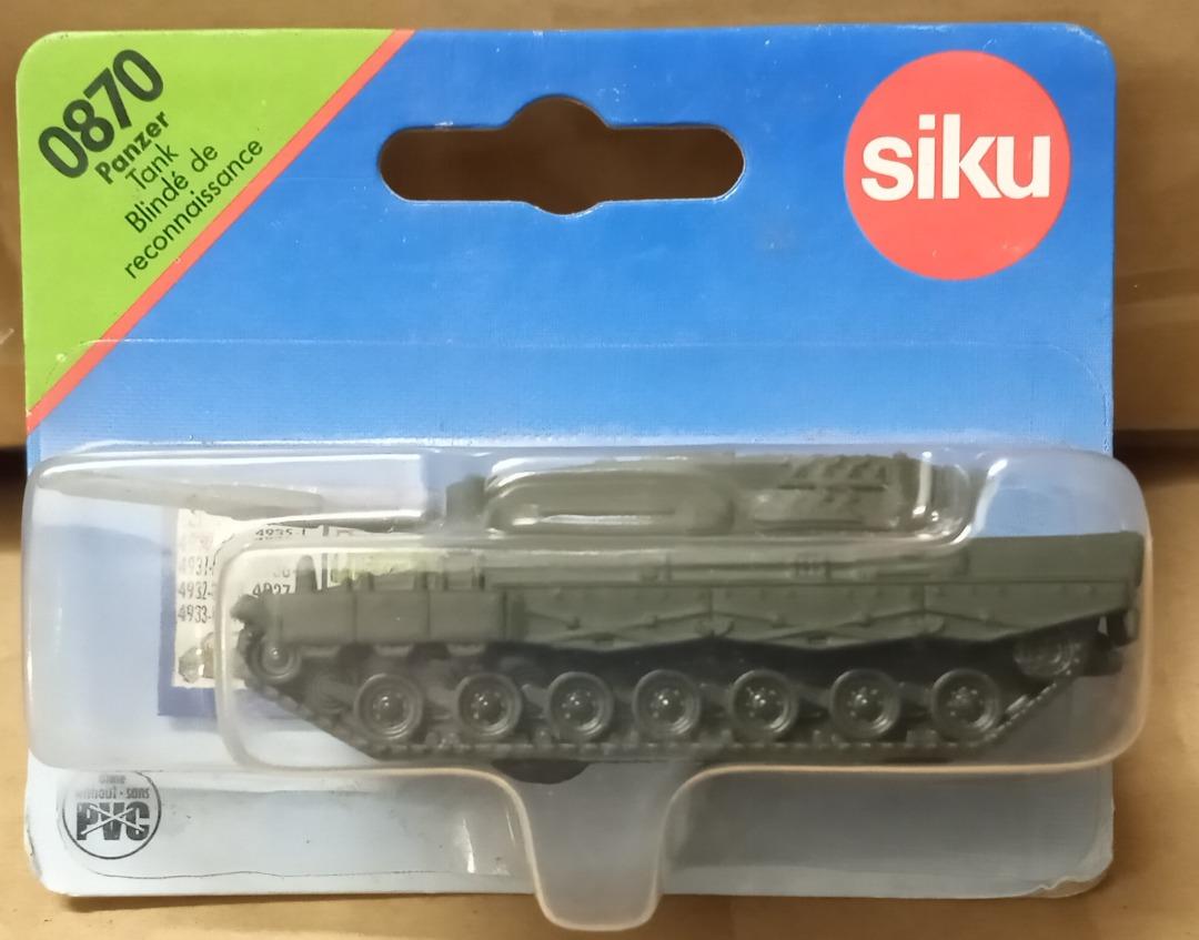 絕版 全新 SIKU 0870 Panzer Tank Leopard 豹式坦克 diecast 合金坦克車 1款, 其他, 其他 ...