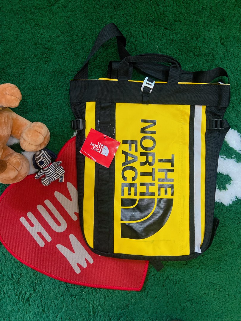 全新 現貨 THE NORTH FACE BLACK BOX Base Camp Backpack 北面 北臉 黃色 肩背包 小包 水桶包 ...