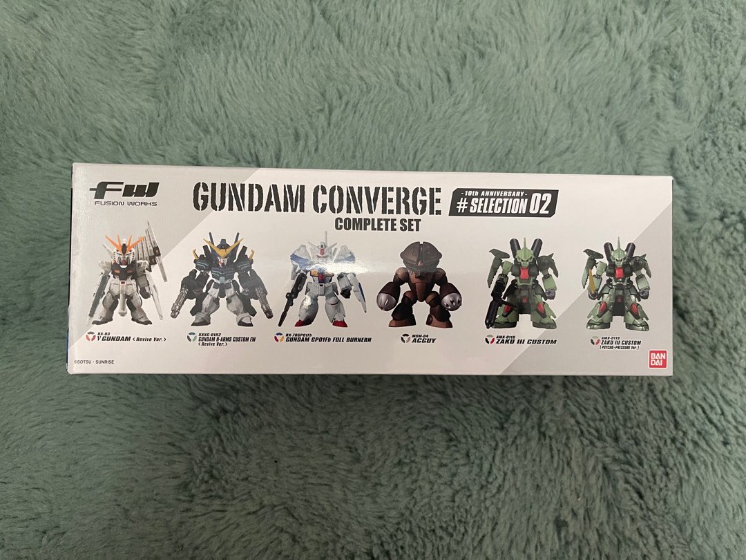 現貨 FW 高達 GUNDAM CONVERGE 10TH ANNIVERSARY MEMORIAL SELECTION 02 盒 旦, 興趣及遊戲, 玩具 & 遊戲類 - Carousell