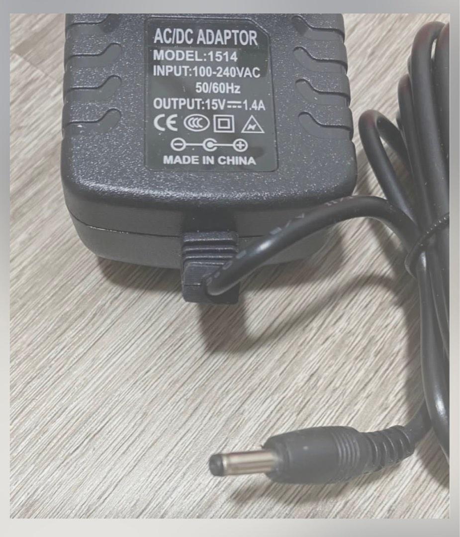 AC DC Adapter charger 15V 1.4A diameter 0.3cm, Computers & Tech, Parts & Accessories, Chargers ...