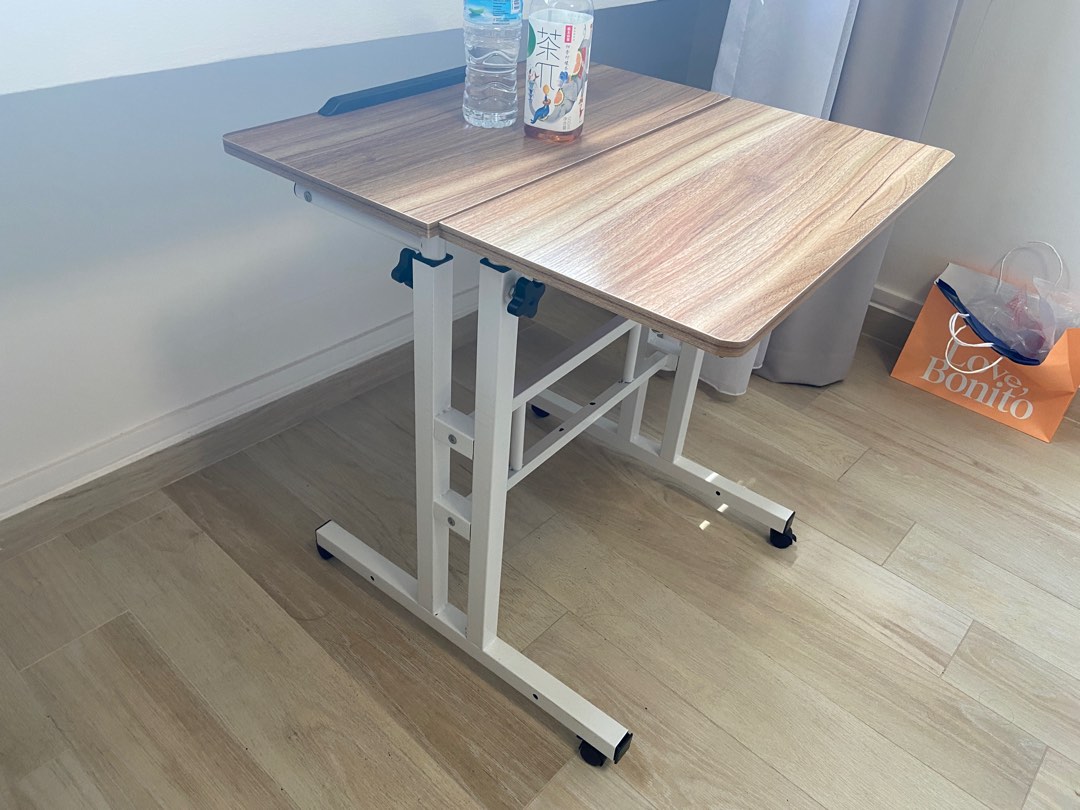 adjustable desk table, Furniture & Home Living, Furniture, Tables ...
