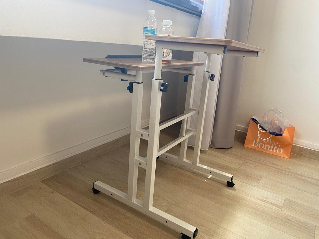 adjustable desk table, Furniture & Home Living, Furniture, Tables ...
