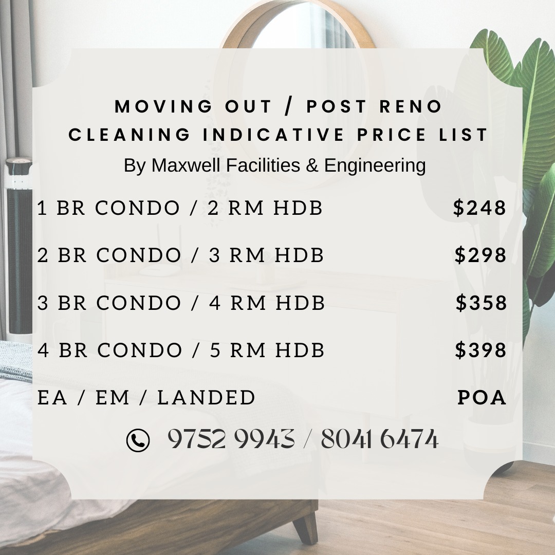 Professional Cleaning Services (Post Reno Cleaning / End Tenancy ...