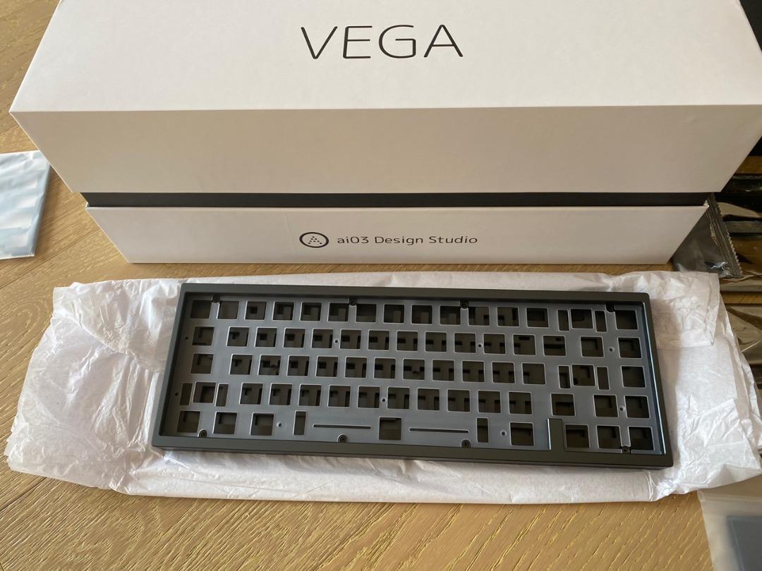 ai03 Vega 65% Custom Mechanical Keyboard Kit, 2 PCBs, 2 plates, 電腦＆科技 ...