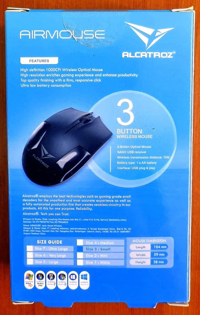 Alcatroz wireless mouse, Computers & Tech, Parts & Accessories, Other ...