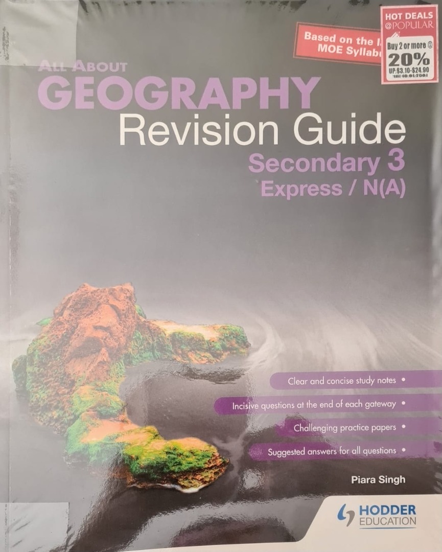 All about Geography Revision Guide for Sec 3 Express/NA, Hobbies & Toys, Books & Magazines ...