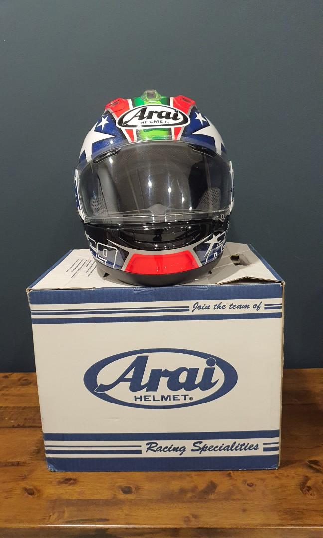 Arai rx-7x Nicky Hayden Edition, Auto Accessories on Carousell