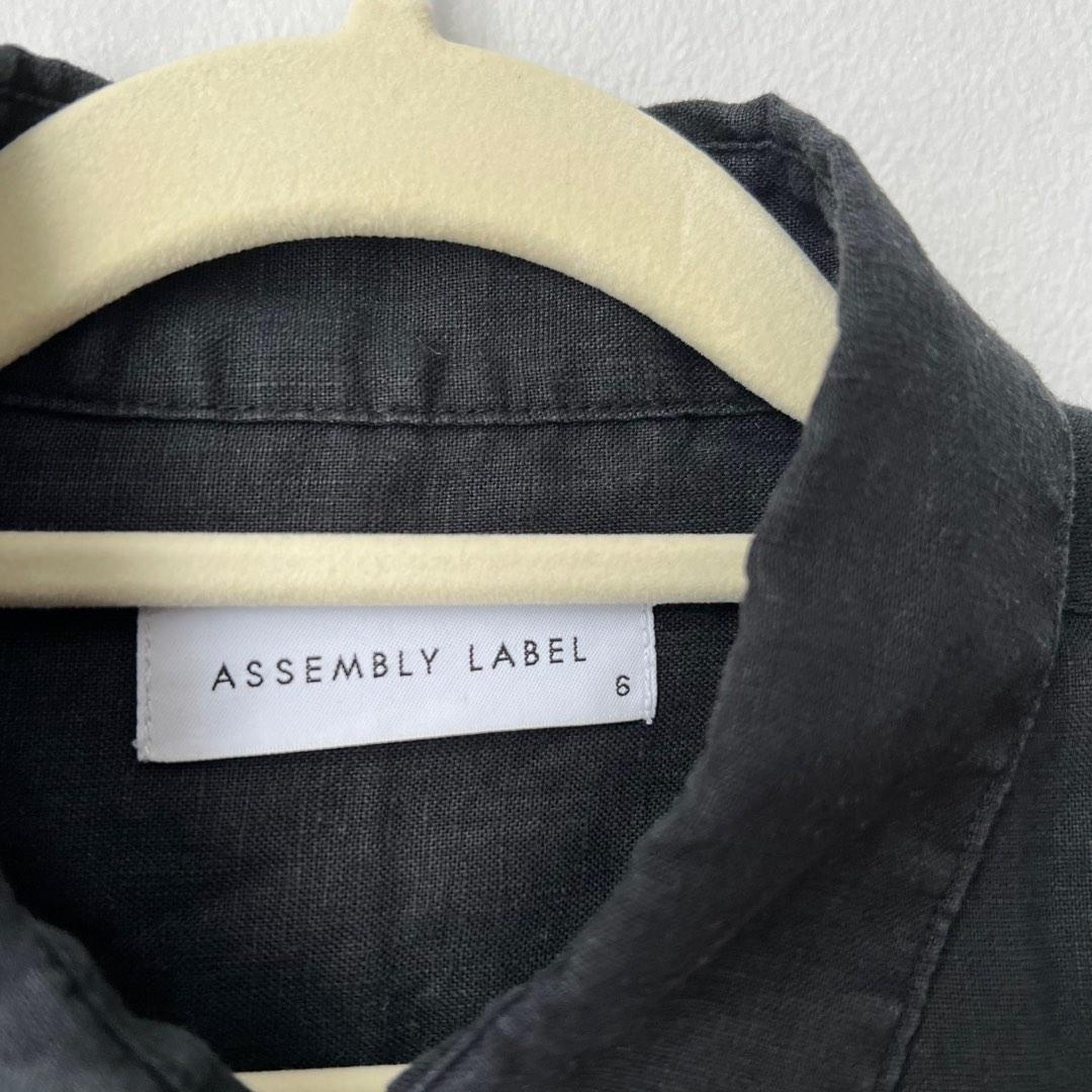 Assembly the Label Black Linen Shirt, Women's Fashion, Tops, Shirts on ...