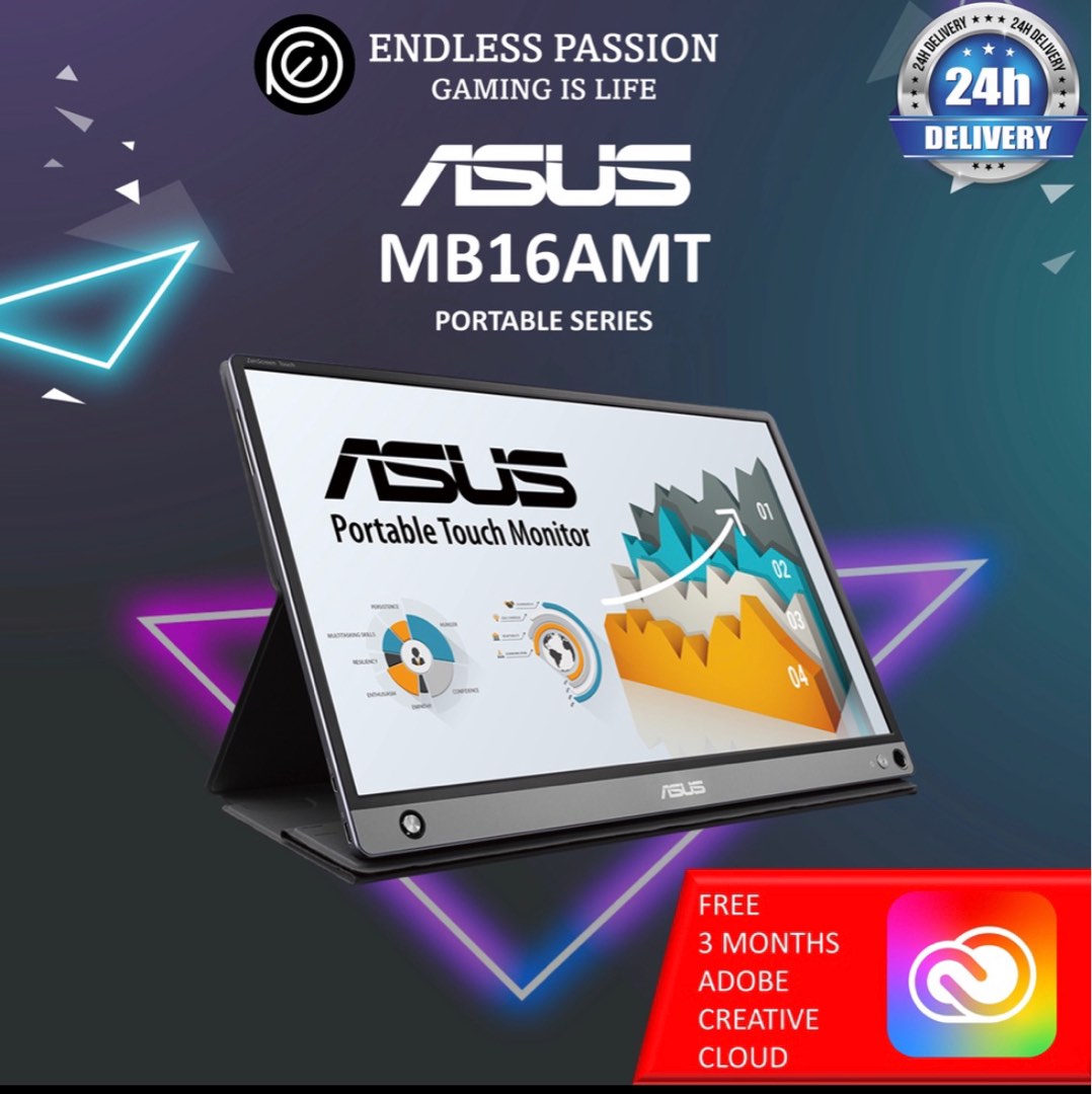 Asus Zenscreen Touch Mb Amt Portable Touch Screen Computers Tech Parts Accessories