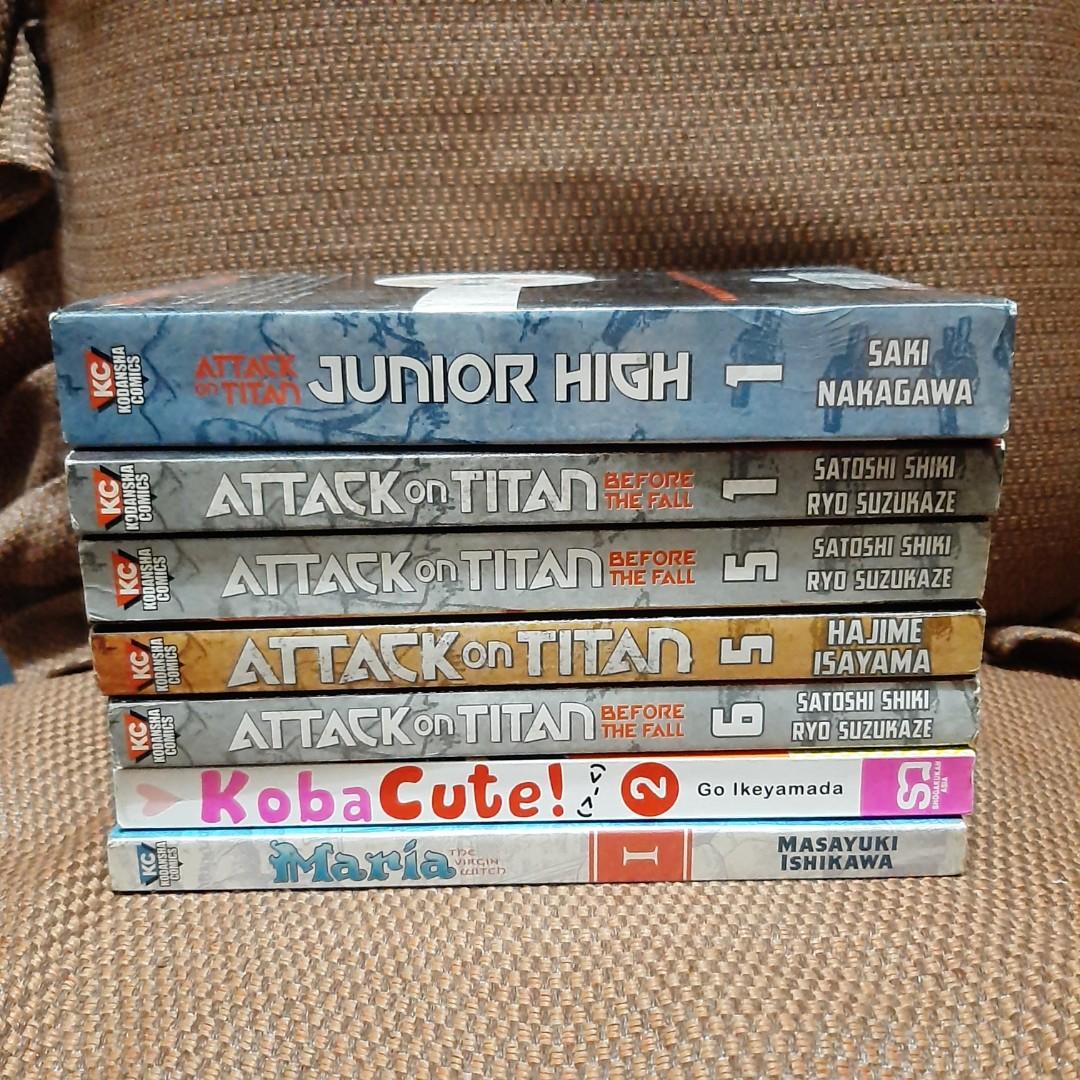 Attack on Titan, Koba Cute, Manga, Hobbies & Toys, Books & Magazines, Comics & Manga on Carousell