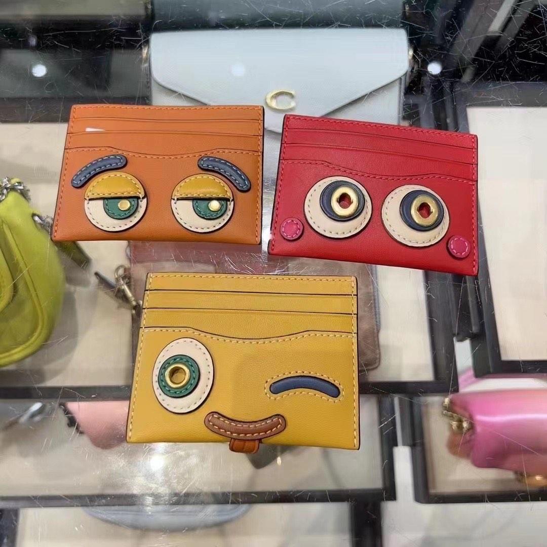 Authentic Coach Coachies card case in signature jacquard, Women's ...