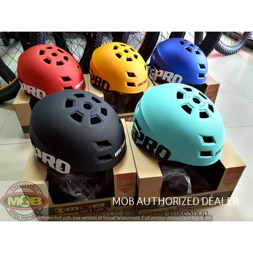 Authentic MOB GPRO Nutshell Helmet Made in Taiwan Mob G-pro Bicycle MTB ...