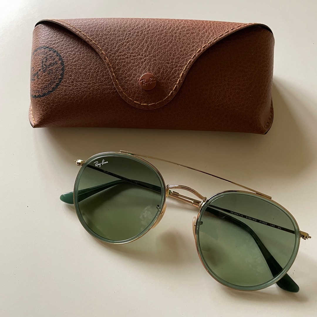 AUTHENTIC Ray-Ban Round Double Bridge, Women's Fashion, Watches ...