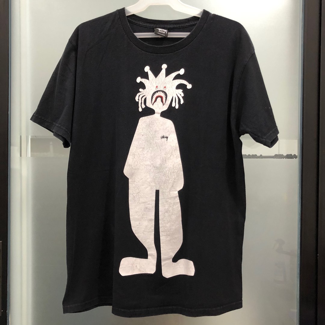 Bape x Stussy Joker Shark Tee, Men's Fashion, Tops & Sets, Tshirts ...