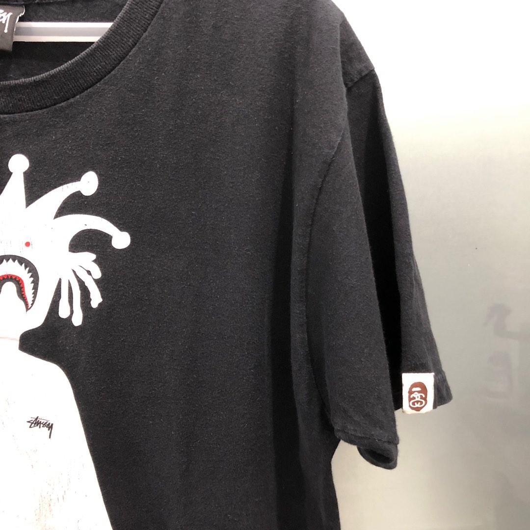 Bape x Stussy Joker Shark Tee, Men's Fashion, Tops & Sets, Tshirts ...