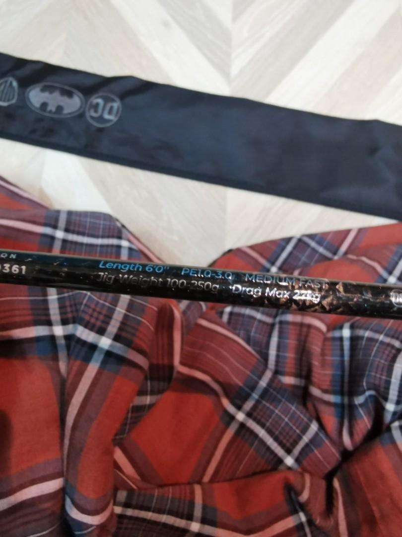 Batman pe1-3 fishing rod, Sports Equipment, Fishing on Carousell