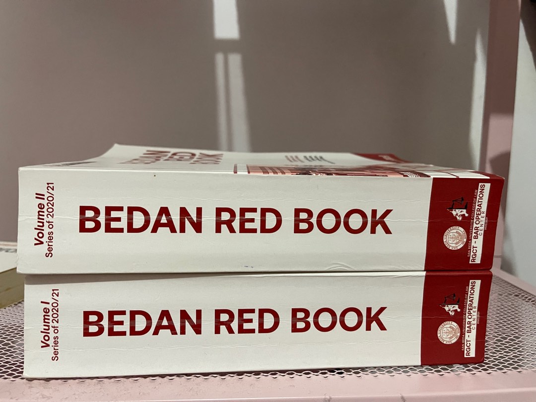 BEDAN RED BOOK 2020/21, Hobbies & Toys, Books & Magazines, Textbooks on ...