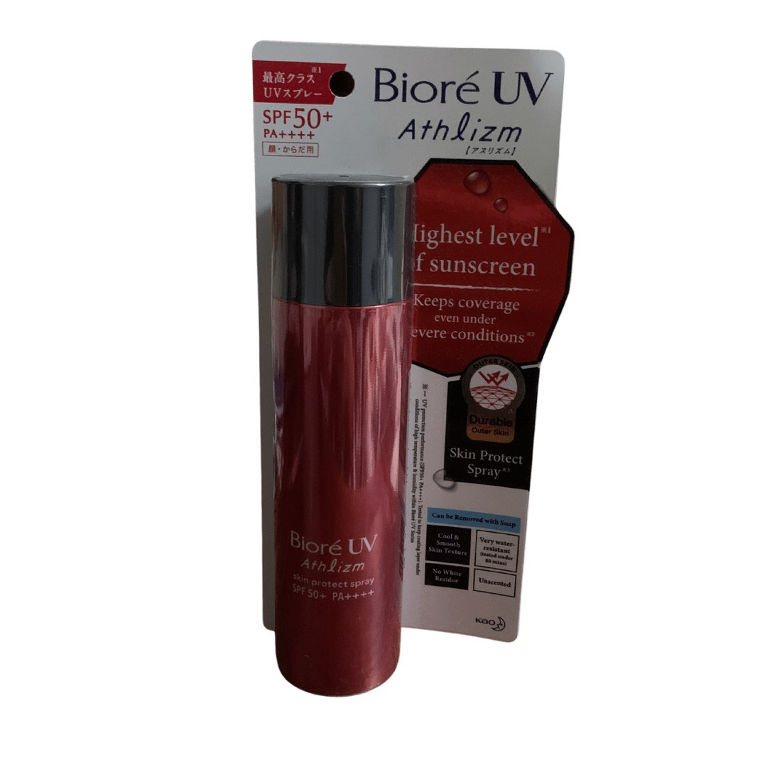 Biore UV Athlizm Sunscreen SPF 50+ Spray, Beauty & Personal Care, Face ...