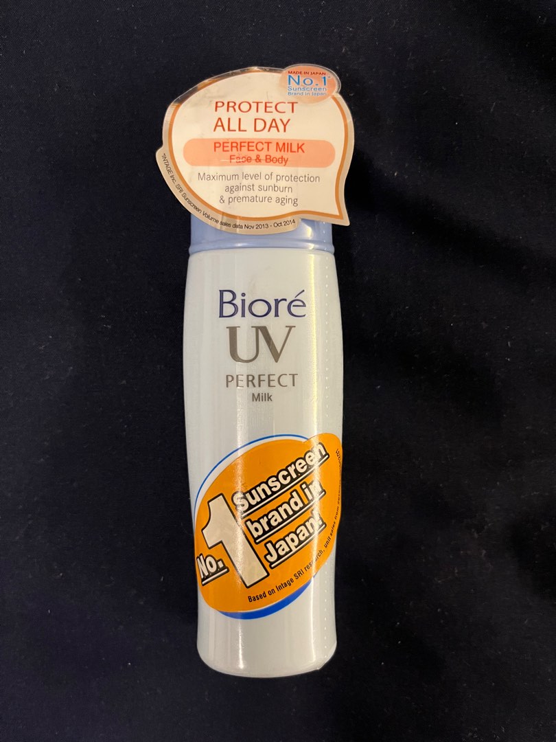 Sealed/Brand New Biore UV Perfect Face Milk Sunscreen SPF 50 blue ...