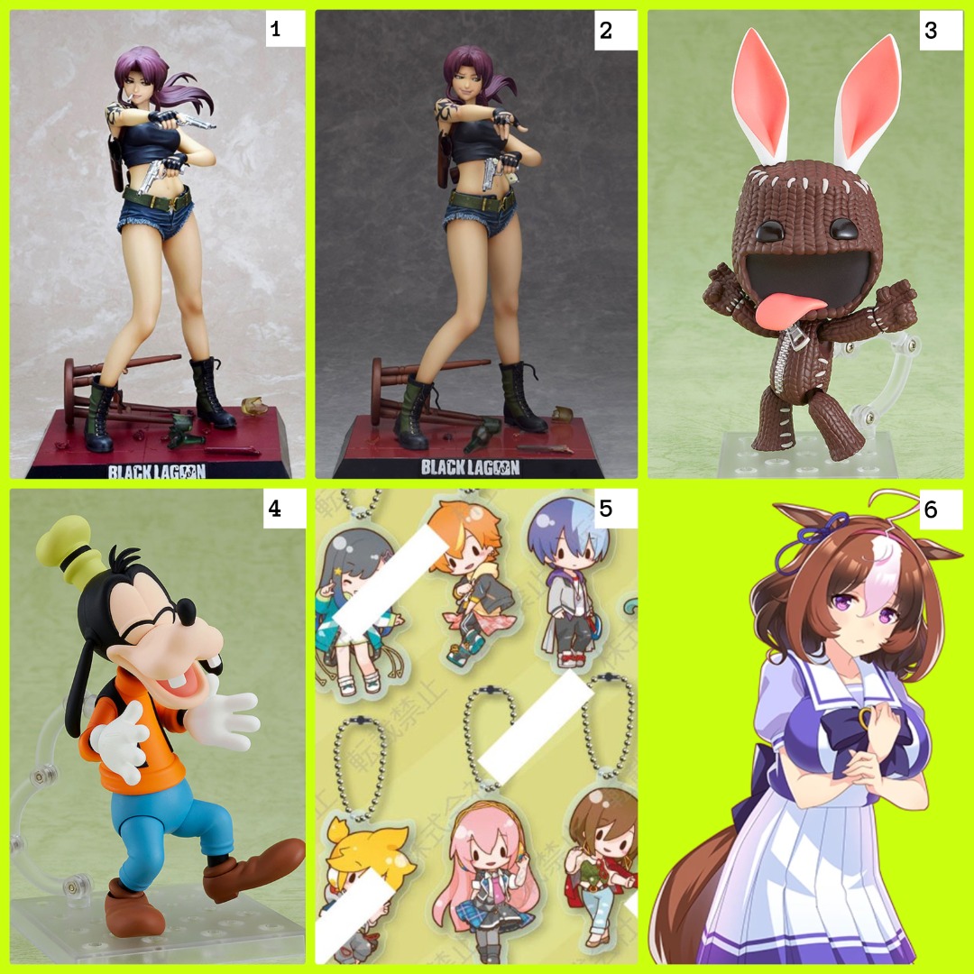 Black Lagoon Revy Two Hand 2022 ver. A B Nendoroid LittleBigPlanet - Sackboy Nendoroid Goofy ...