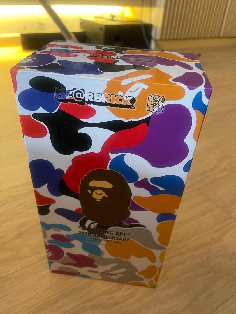 BNIB Bearbrick x BAPE bathing ape 28th Anniversary 400% #2 with receipt ...