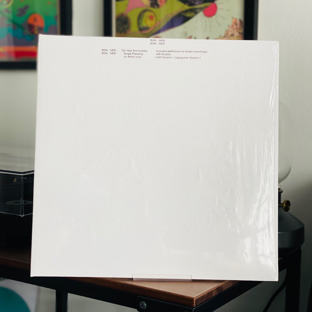 Bon Iver - ‘Bon Iver’ (Limited Edition White Vinyl Record), Hobbies ...