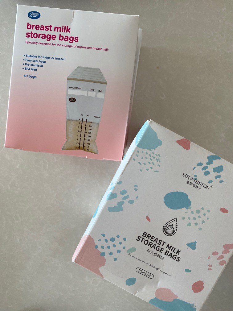 Boots and Sir whiston Breastmilk Storage Bags, Babies & Kids, Nursing ...