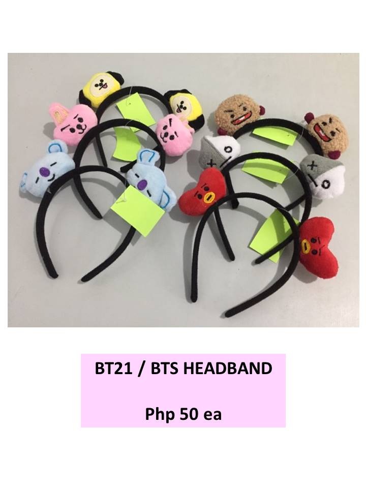 Brand New BT21 BTS HEADBAND line characters koya shooky chimmy tata van ...