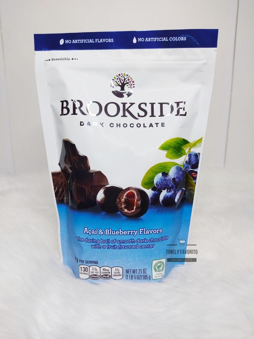 Brookside Dark Chocolate Acai and Blueberry Flavor 595g, Food & Drinks ...