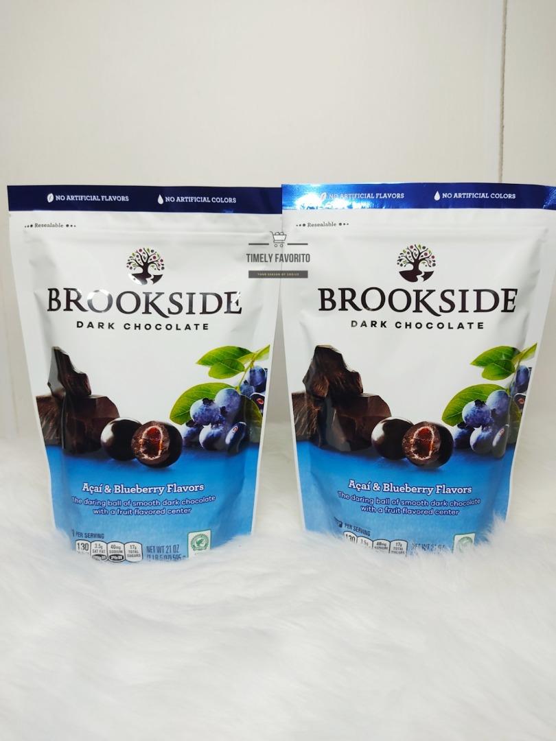 Brookside Dark Chocolate Acai and Blueberry Flavor 595g, Food & Drinks ...