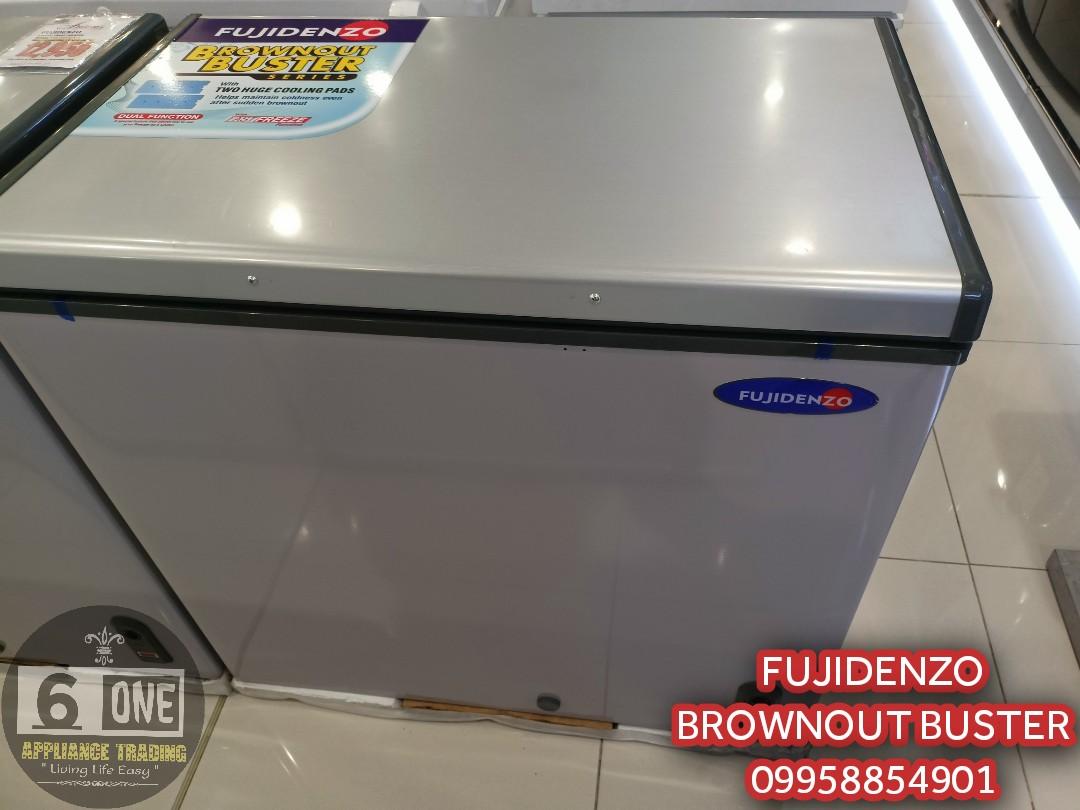 BROWN OUT BUSTER FUJIDENZO CHEST FREEZER, TV & Home Appliances, Kitchen ...