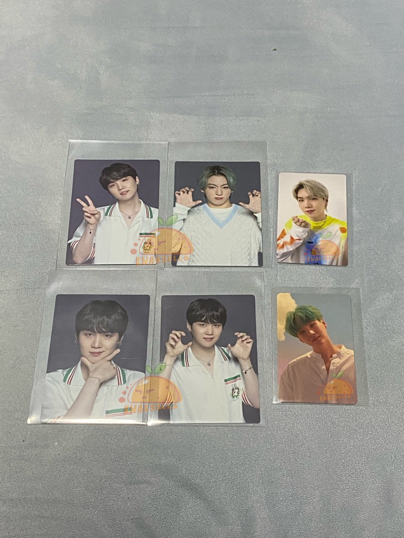 BTS suga yoongi japan mobile jpfc pc photocard + suga jungkook jk ...
