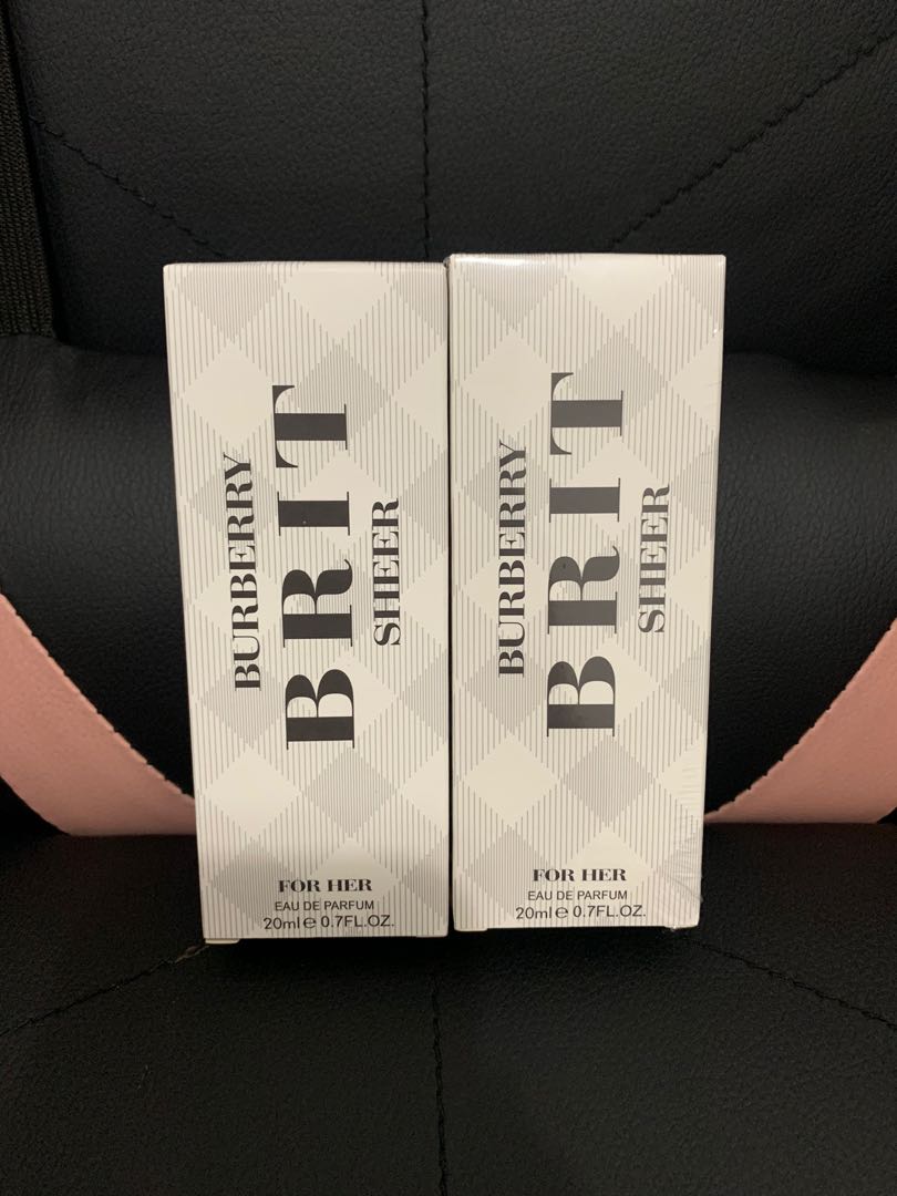 Burberry brit sheer perfume, Beauty & Personal Care, Fragrance ...