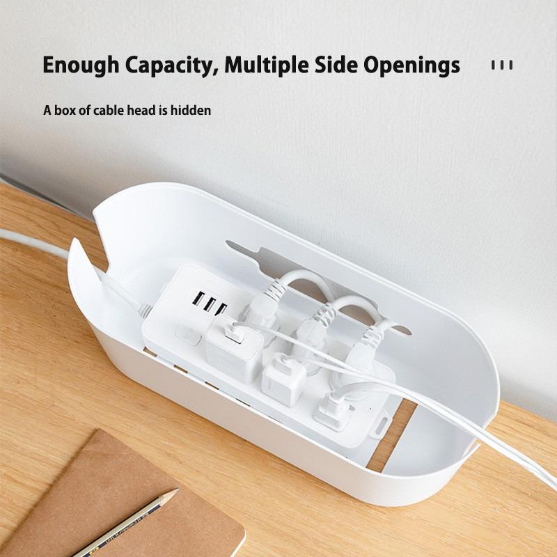 Cable Storage Organiser Management Box Case Power Strip Wire Management ...