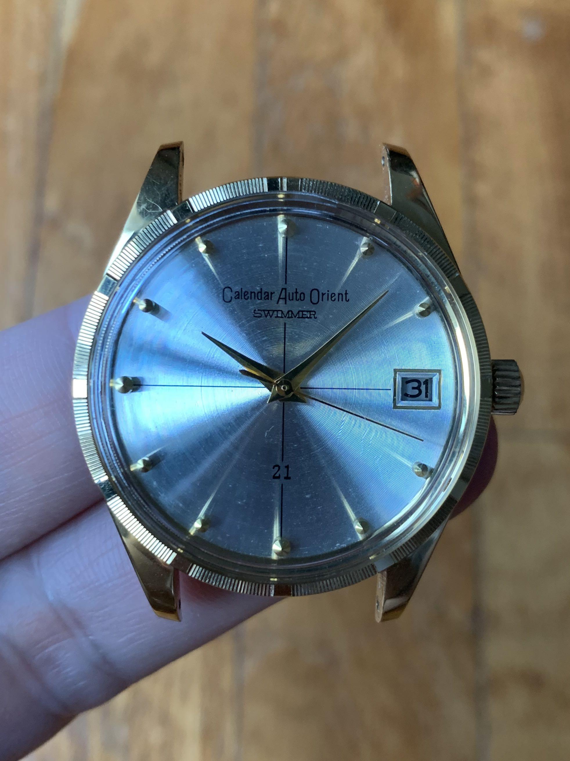 Calendar Auto Orient Swimmer 21 J, Men's Fashion, Watches & Accessories ...