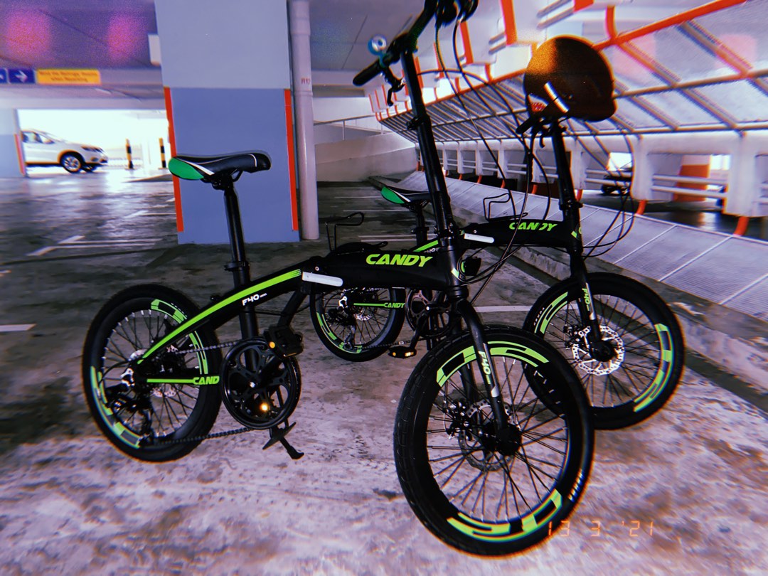 Candy foldable bicycle, Sports Equipment, Bicycles & Parts, Bicycles on ...