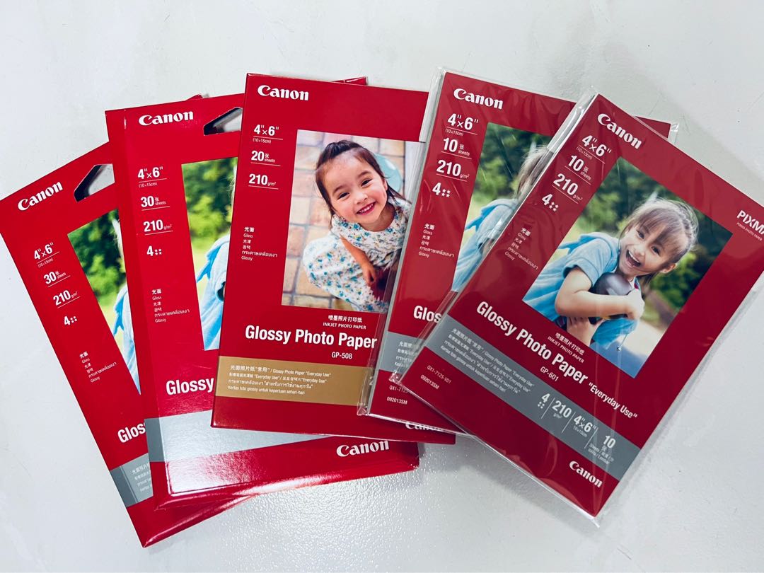 Canon Glossy Photo Papers, Computers & Tech, Printers, Scanners ...