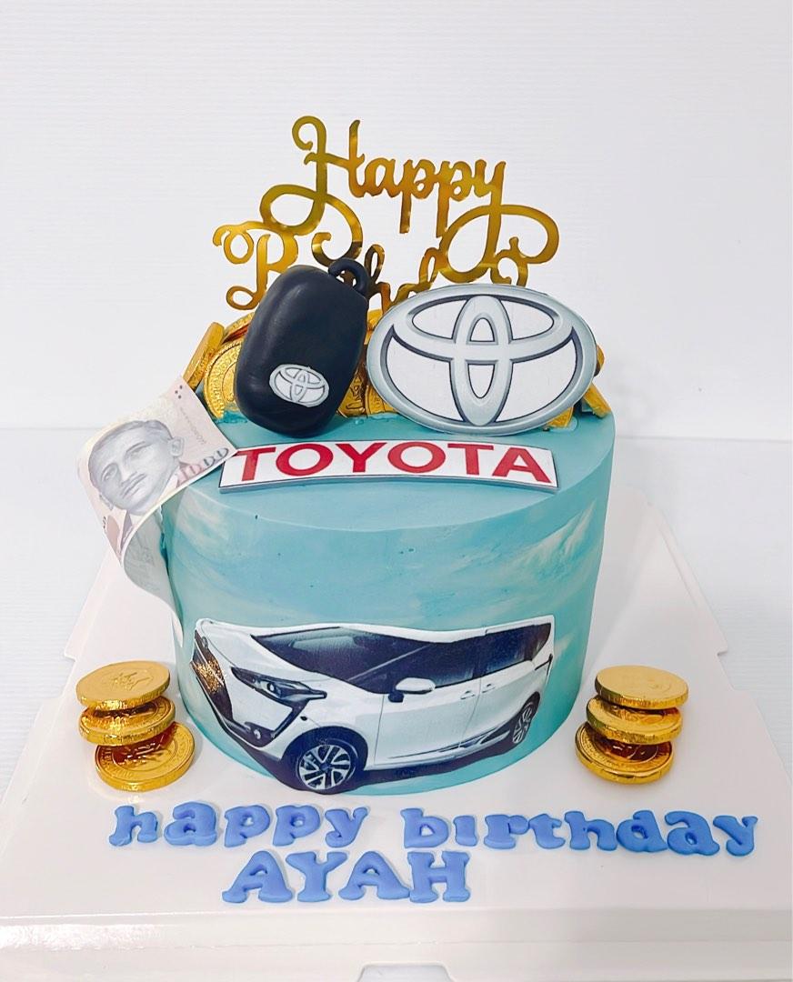 car cake/ customcake/knockknoc cake/money pulling cake/pinata cake ...